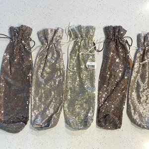Creative Co-Op | Accessories | Six New Sequence Wine Bottle Bags | Poshmark